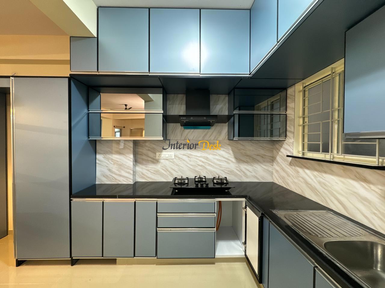 Aluminium Modular Kitchen Cabinet in Bangalore Aluminium Interiors